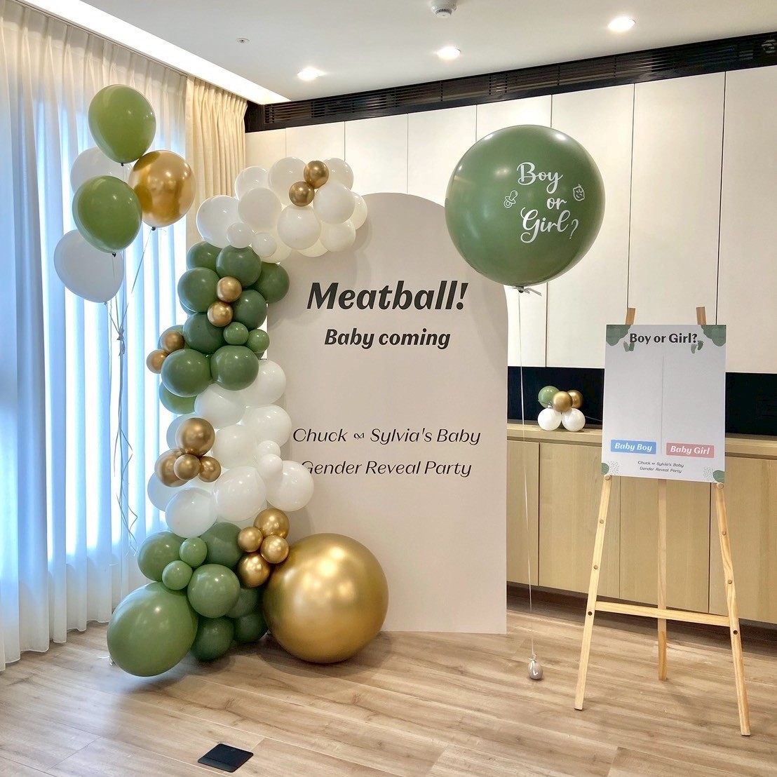 超熱賣性別揭示小資款佈置 | APRIL BALLOON 四月氣球