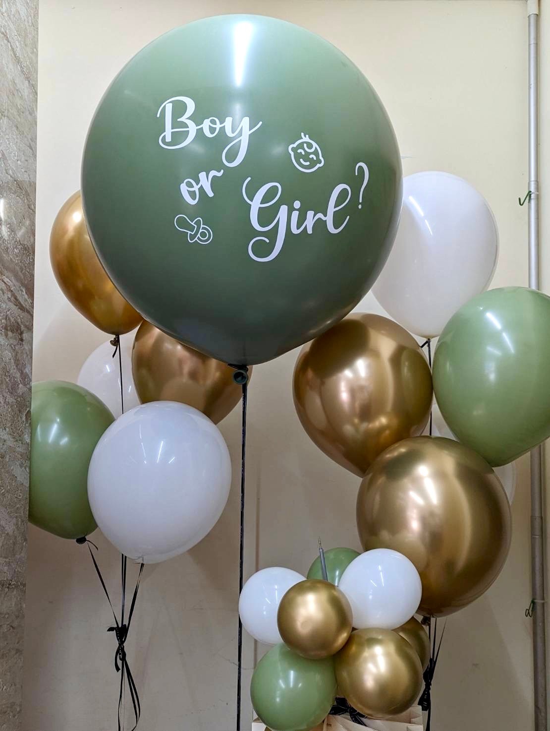 小資首選 經典風 性別揭示佈置 | APRIL BALLOON 四月氣球